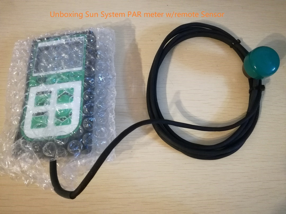 Unboxing Sun System PAR meter w/remote Sensor – Audiopls